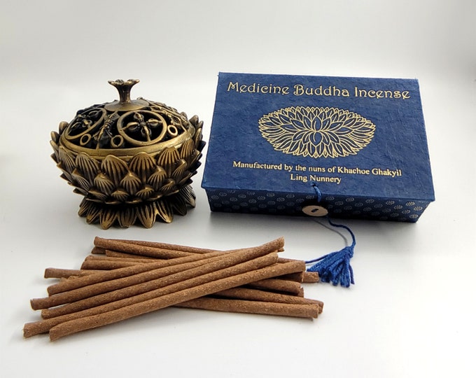Medicine Buddha Incense Handmade by Buddhist Nuns Gift Box | Lowest ...