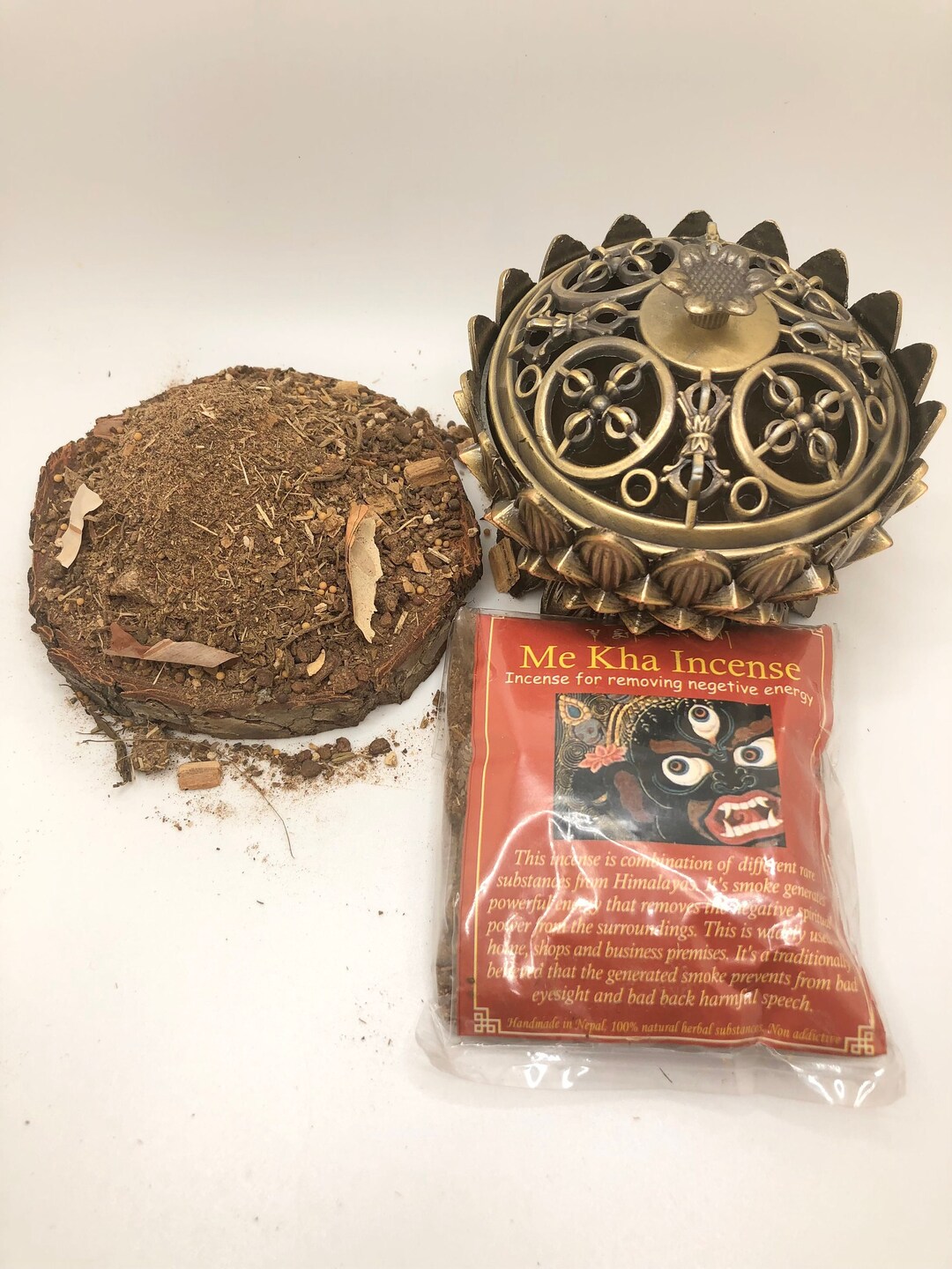 Me Kha Tibetan Incense Powder | for Removing Negative Energy and ...