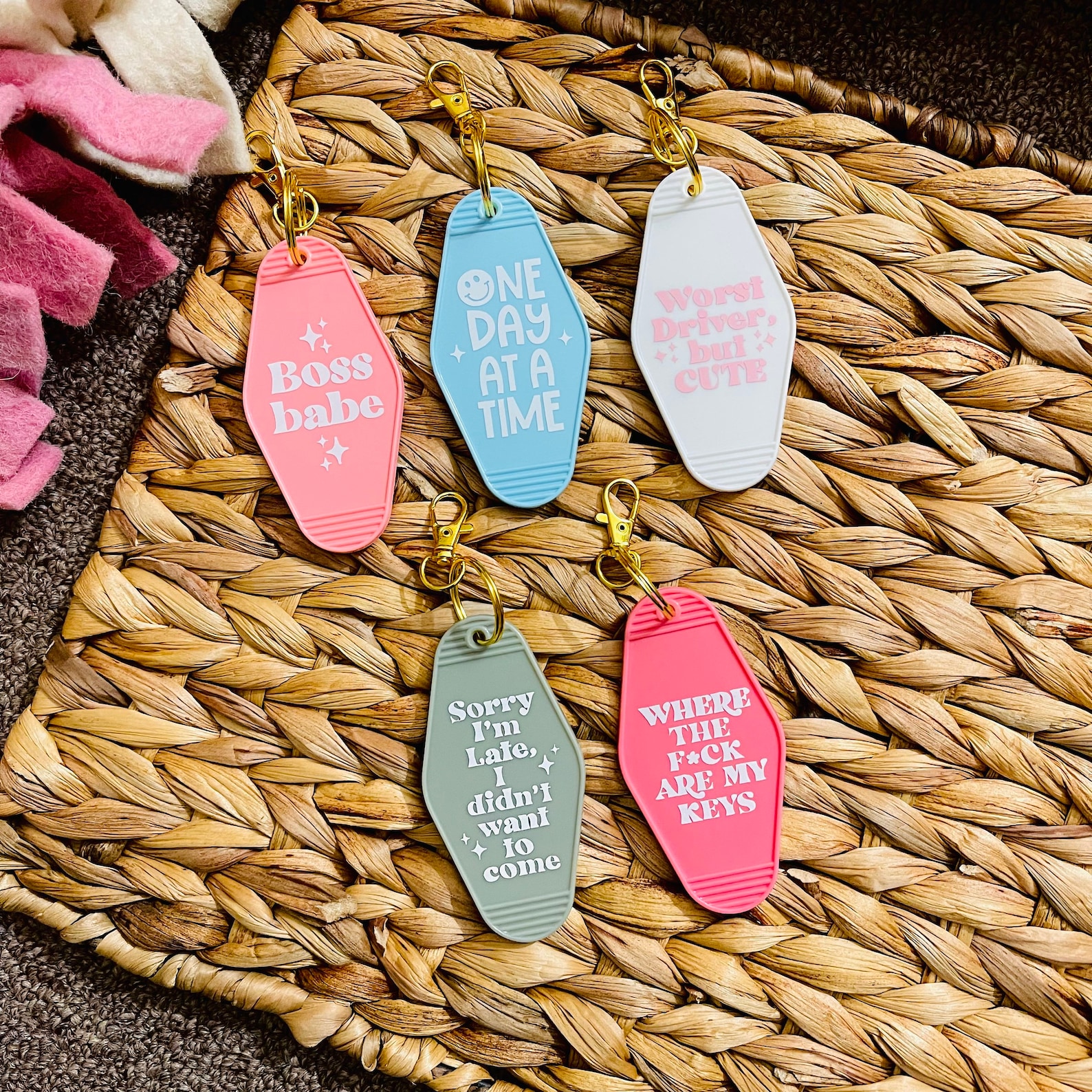 Motel Keychain | Retro and Vintage Style Keychain | Retro Inspired ...