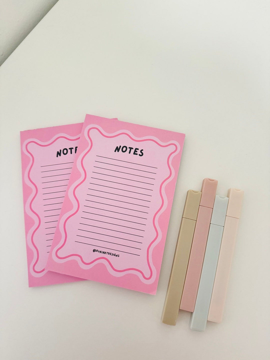 Pink 4 X 6 Notepad Stationery Addict Shopping List Desk Organization ...