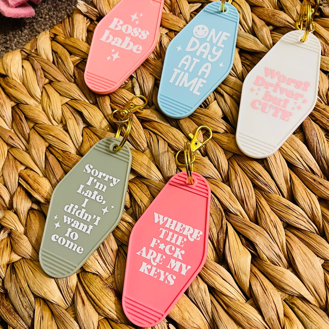 Motel Keychain | Retro and Vintage Style Keychain | Retro Inspired ...