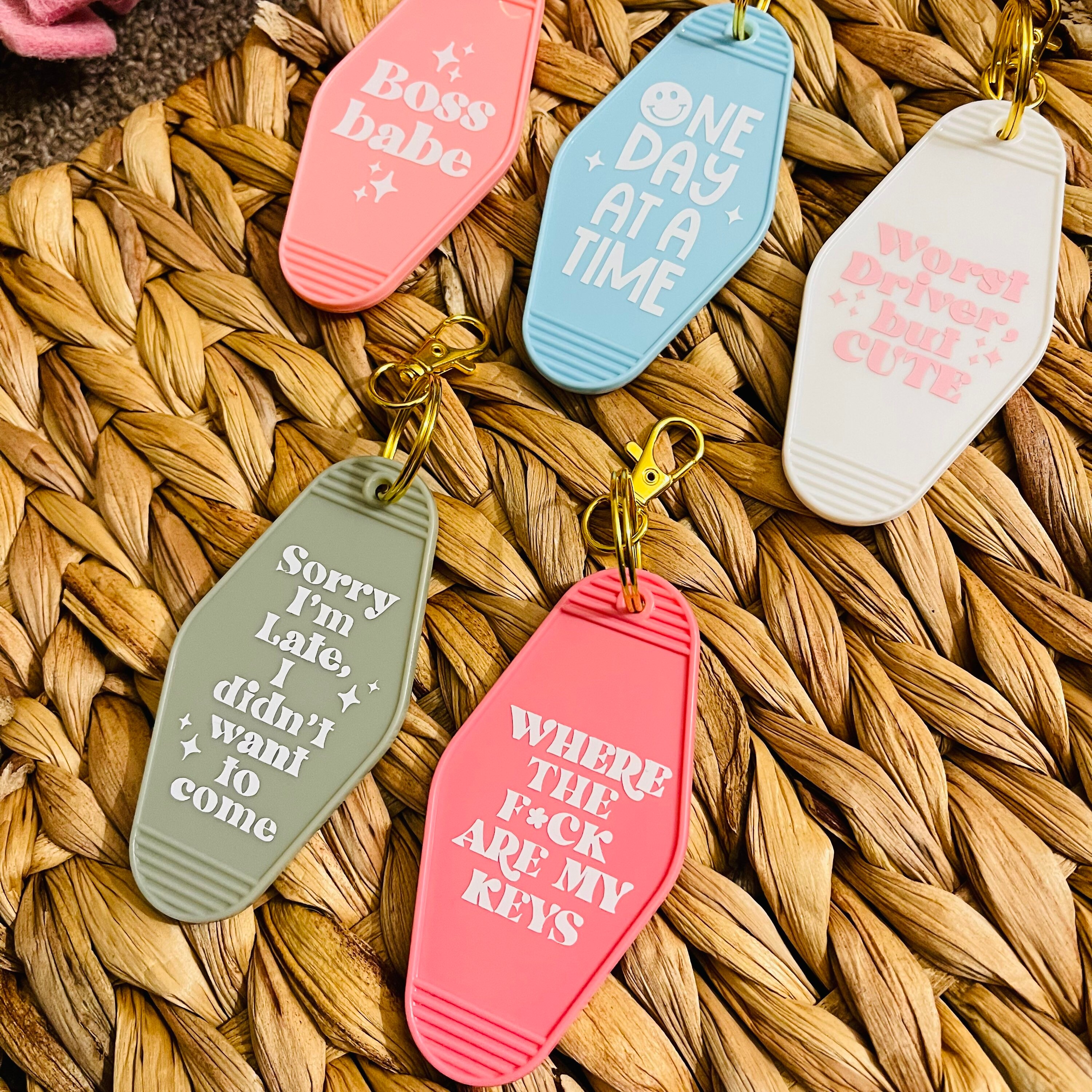 Motel Keychain | Retro and Vintage Style Keychain | Retro Inspired ...