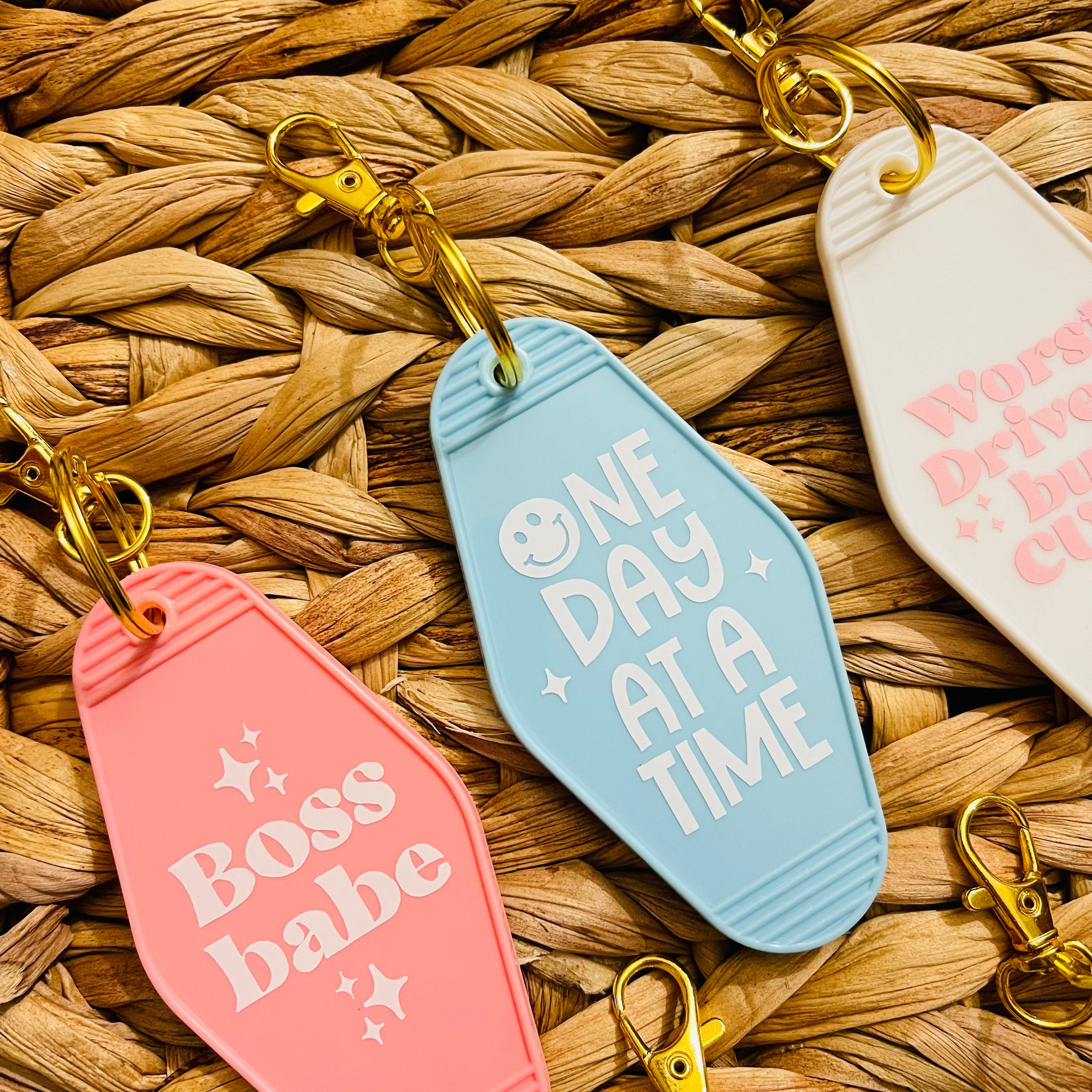 Motel Keychain | Retro and Vintage Style Keychain | Retro Inspired ...