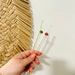 Mushroom Glass Straw | Reusable Glass Straws | Aesthetic Glass Straw ...