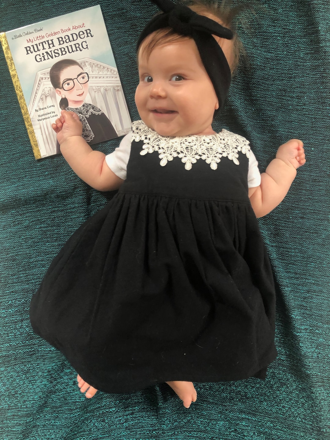 Baby Ruthie RBG Baby Girl Dress. RBG Little Girl Dress - Etsy