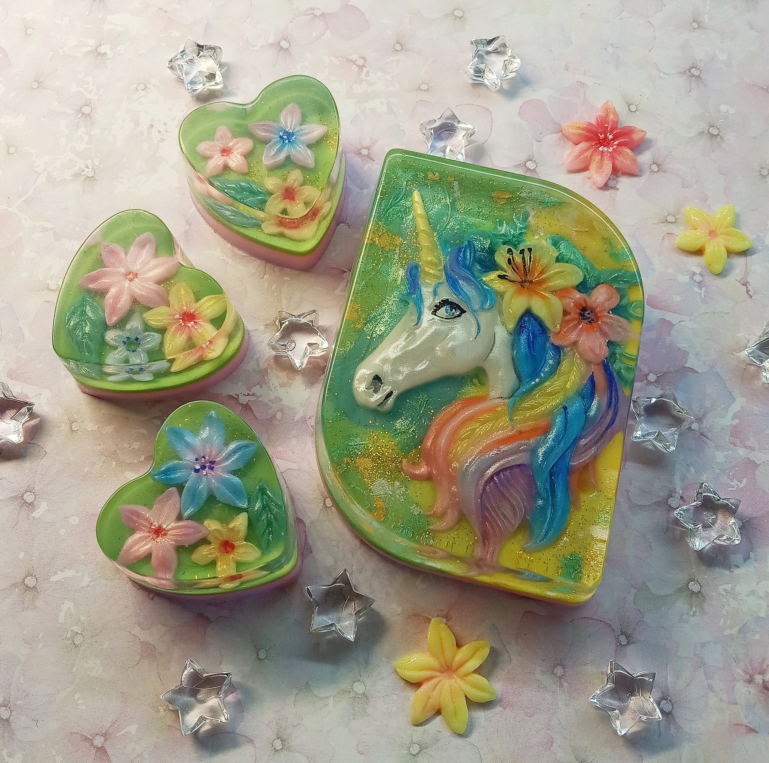 3D Unicorn Soap, Luxury Soap, Handmade Soap, Souvenir Soap, Baby Shower ...