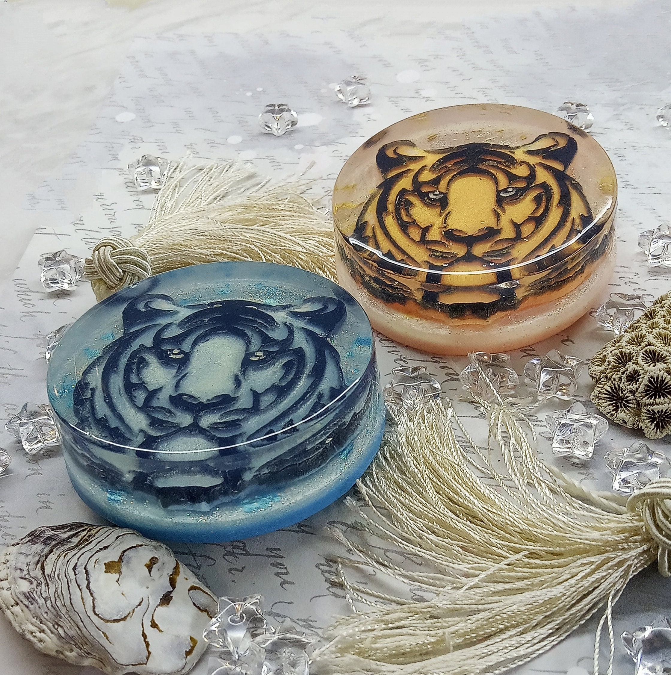 Luminous 3D Tiger Soap, Tiger 2022 Luxury Soap, Handmade Soap, Souvenir ...