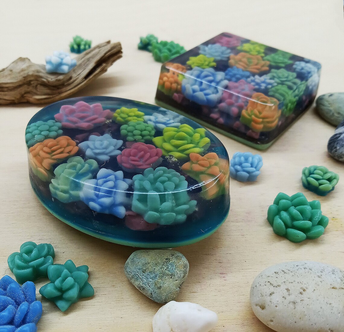 Succulent Soap, Luxury Soap, Natural Soap, Souvenir Soap, Decorative ...