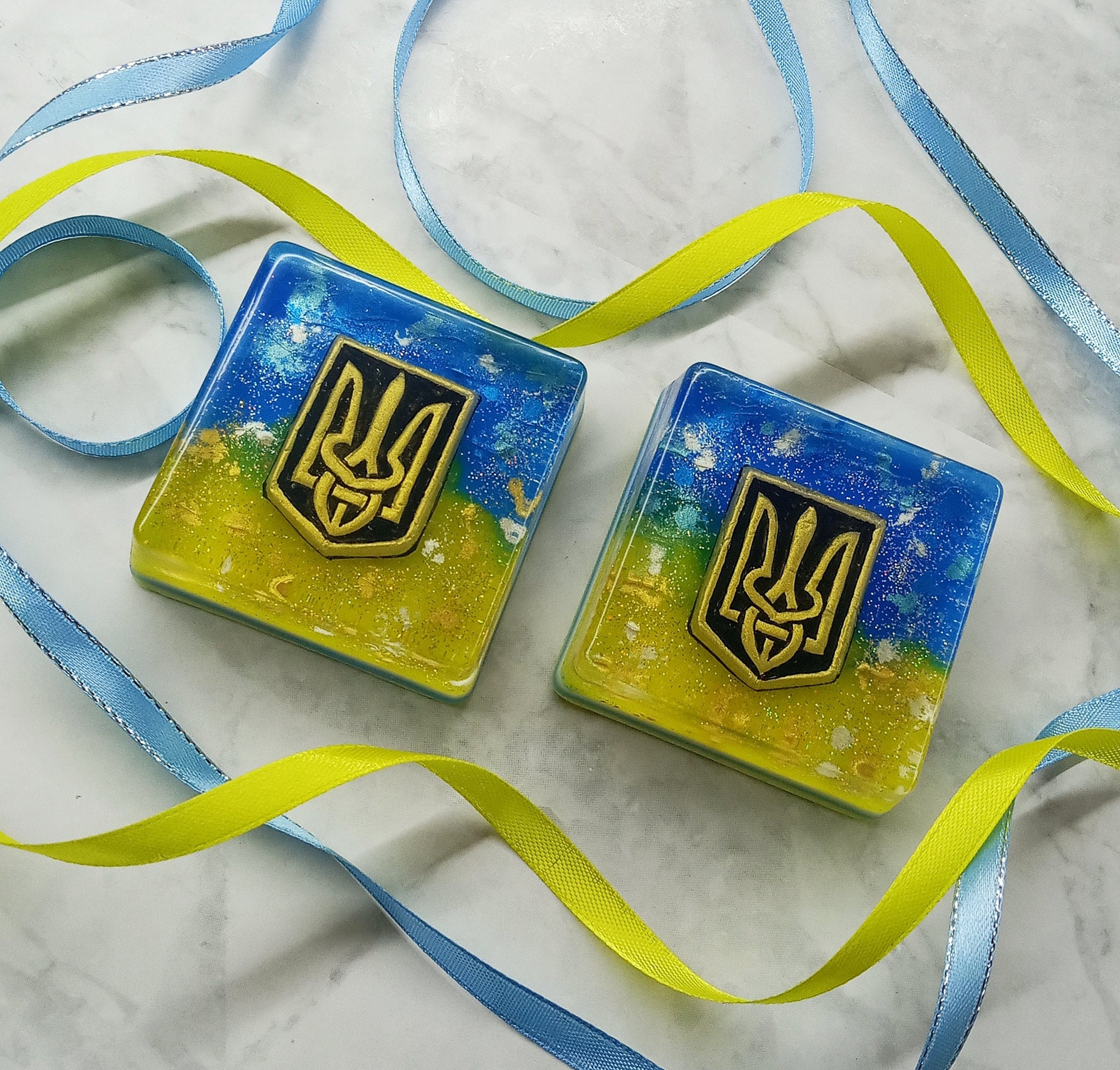 3D Emblem of Ukraine Soap, Ukrainian Trident Soap, Stand With Ukraine ...