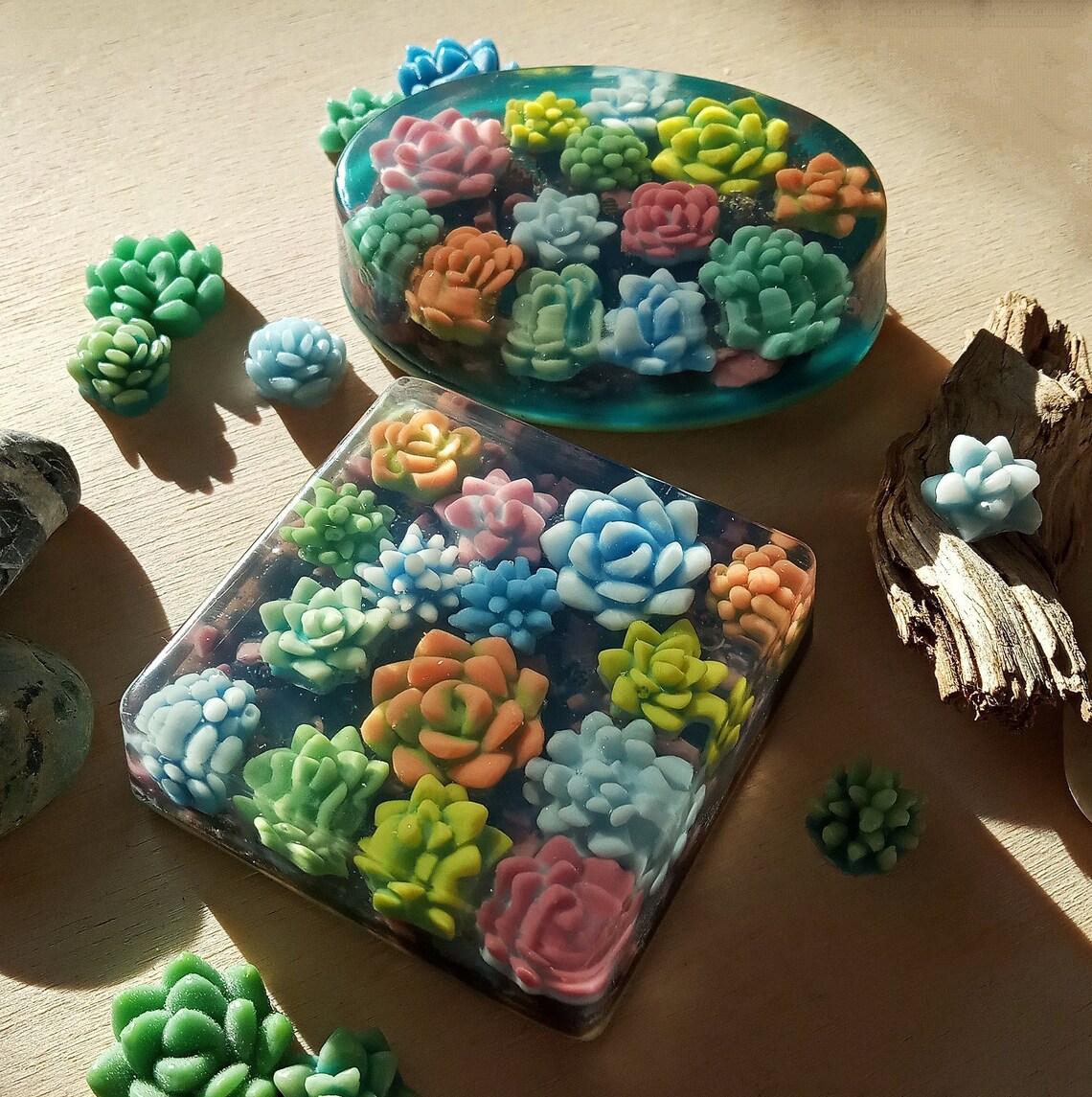 Succulent Soap, Luxury Soap, Natural Soap, Souvenir Soap, Decorative ...