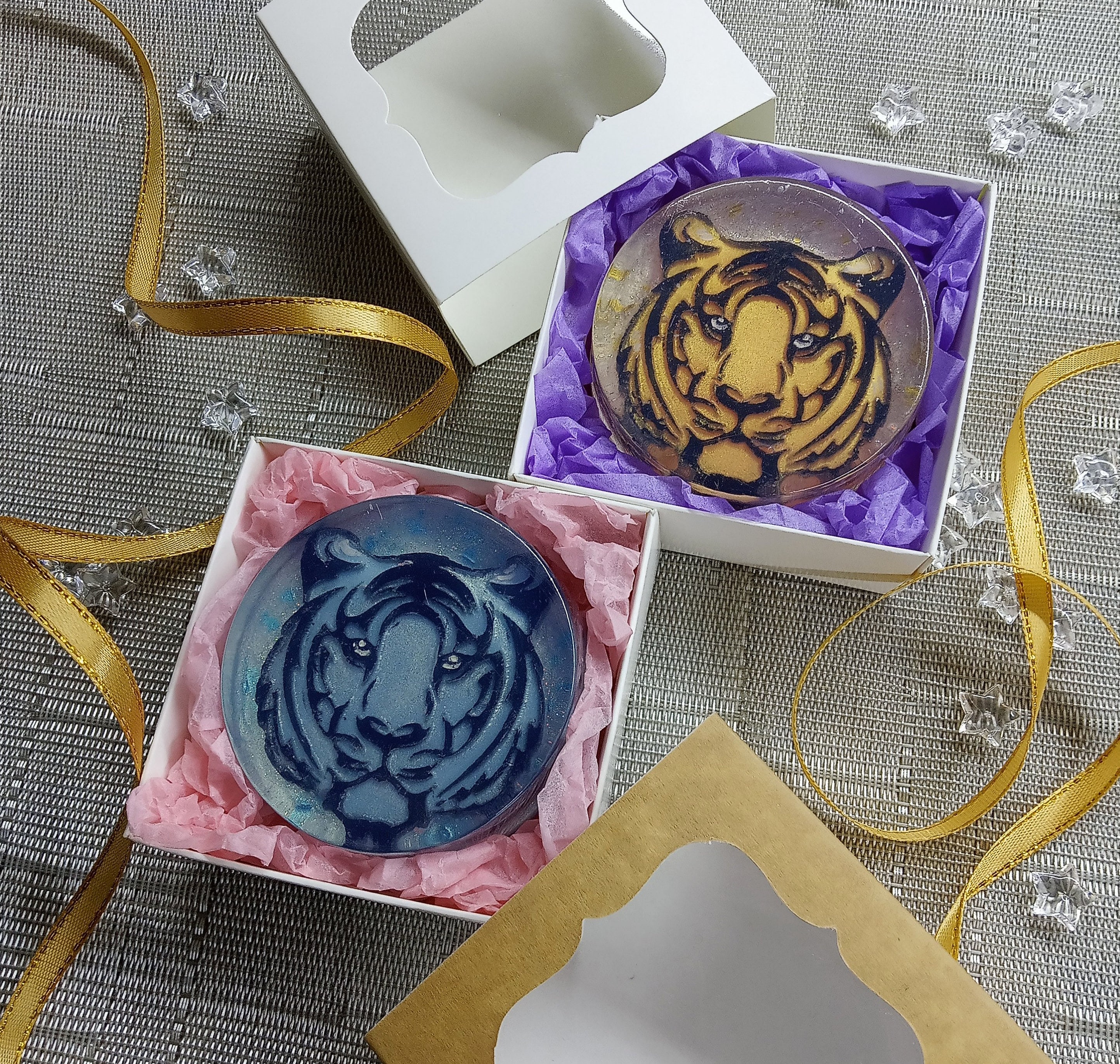 Luminous 3D Tiger Soap, Tiger 2022 Luxury Soap, Handmade Soap, Souvenir ...