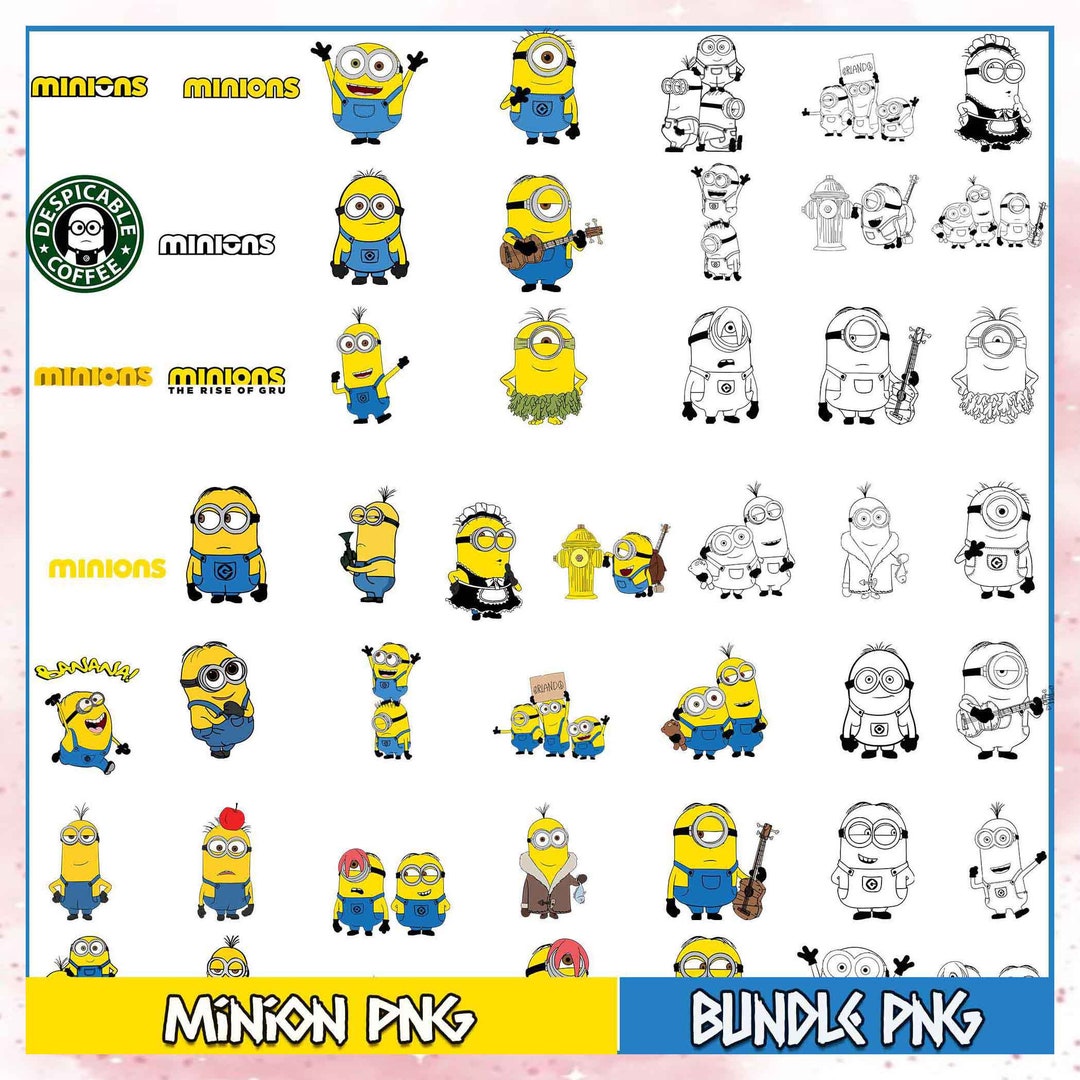 Minions Svg, Minions Bundle Svg, Minions Party, Despicable Me Svg ...