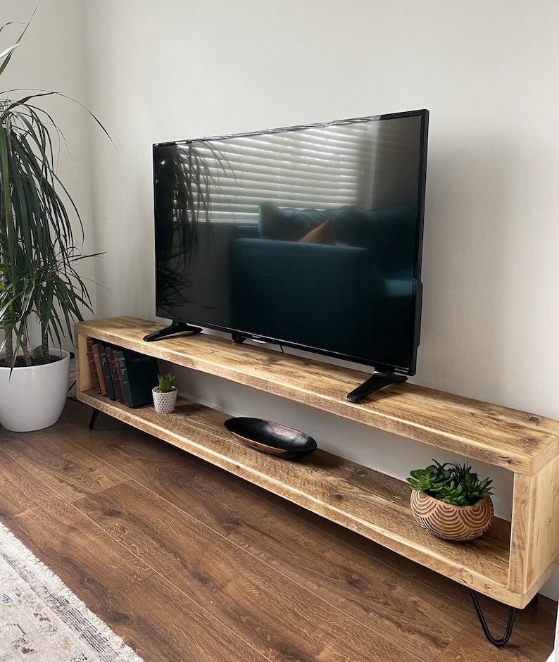 Handmade Rustic TV Unit Living Room Furniture Made of - Etsy