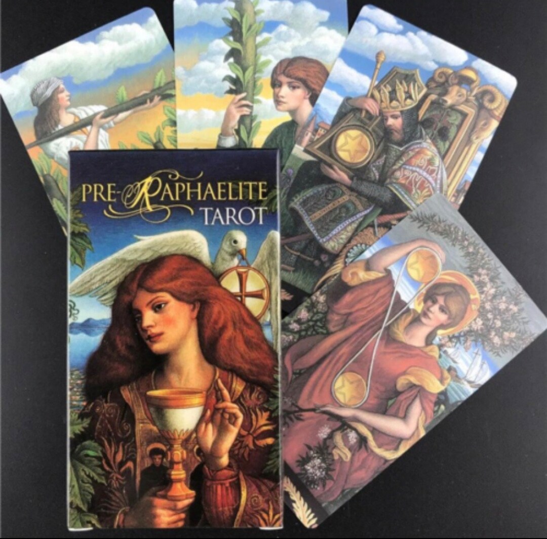 Pre-raphaelite Tarot | Digital Guidebook |card Deck | Divination Tarot ...