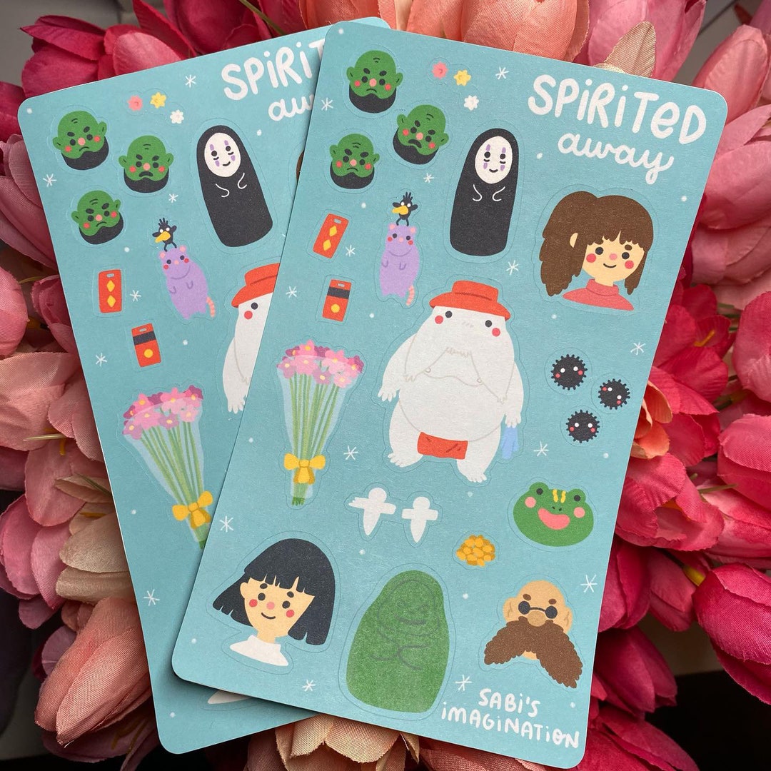 Spirited Away Studio Ghibli Sticker Sheet - Etsy