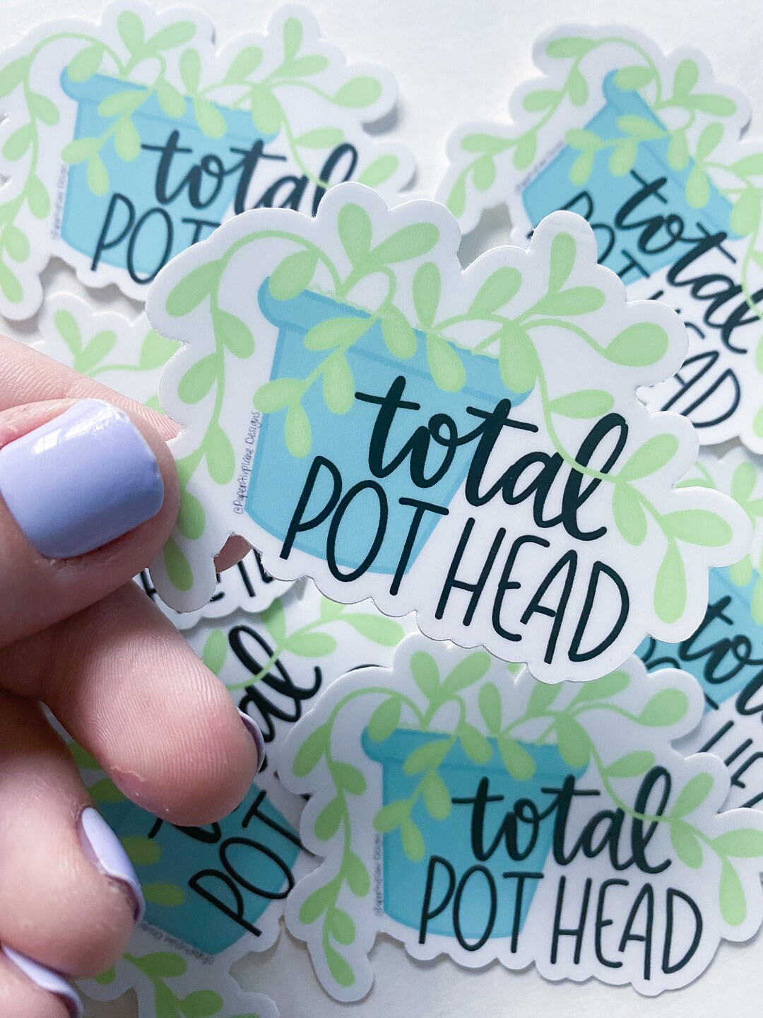 Total Pot Head Sticker - Etsy