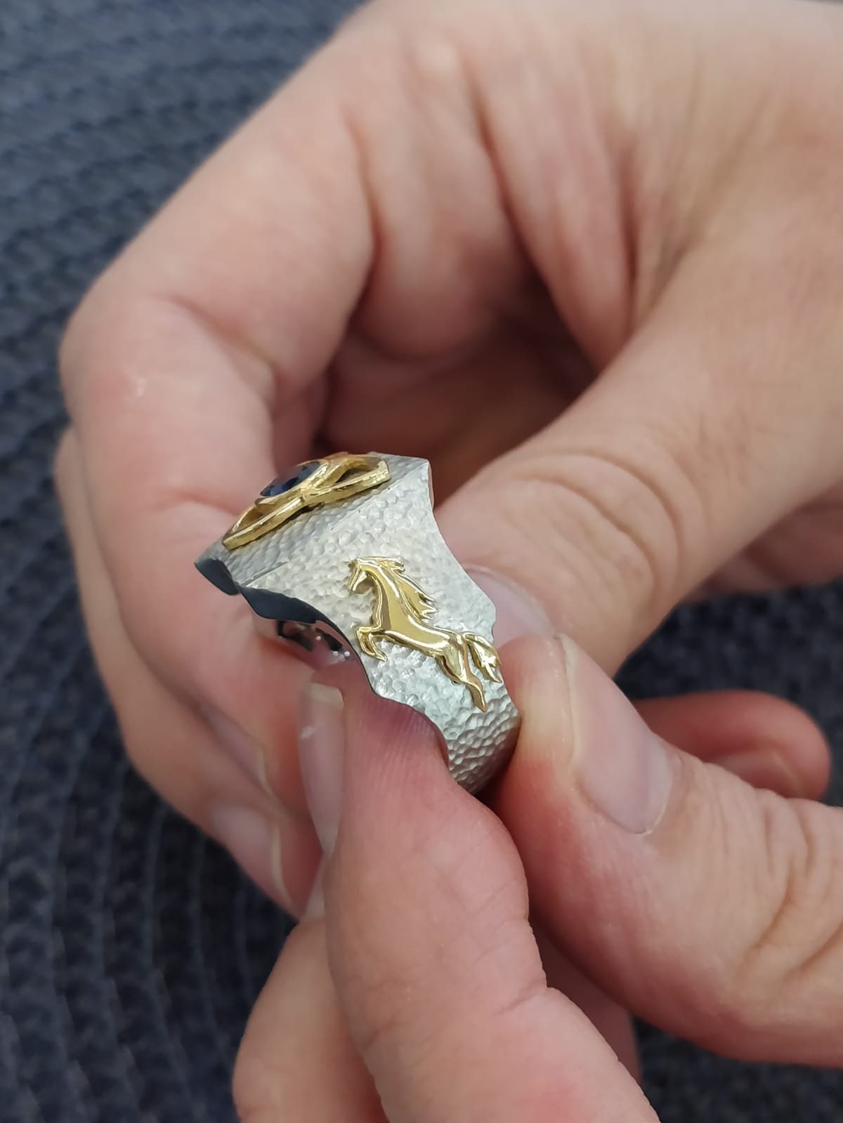 Unique Holy Trinity Mens Signet Ring Knights ring gifts for | Etsy