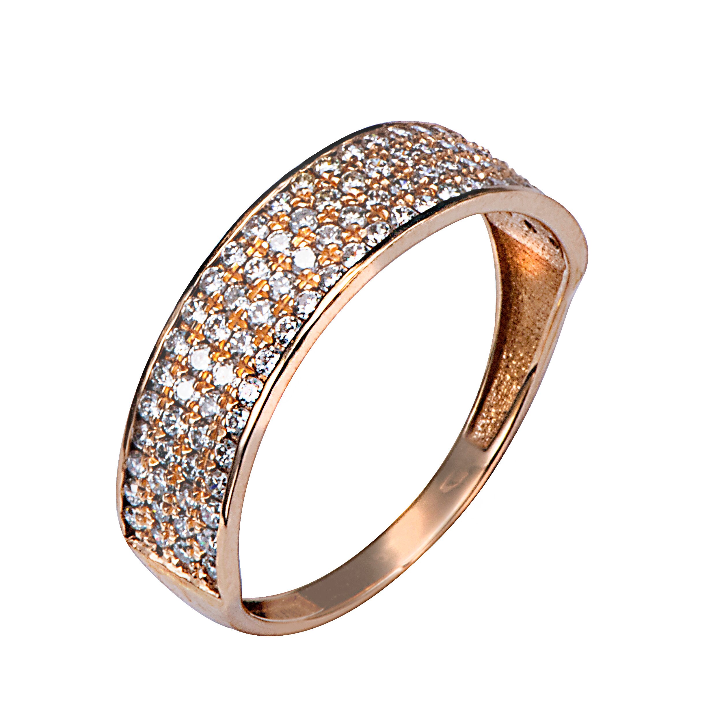 Wide Wedding Band, Diamond Ring, Women Ring, Stacked Gold Wedding Ring ...