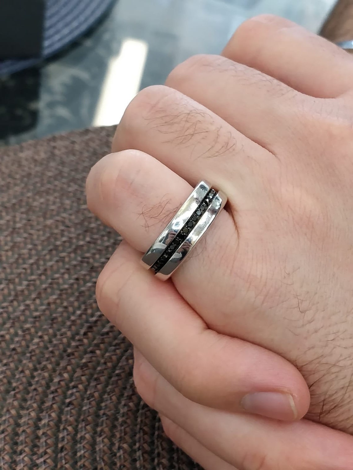 Men Ring Fidget Ring Father Birthday Gift Customized Men - Etsy