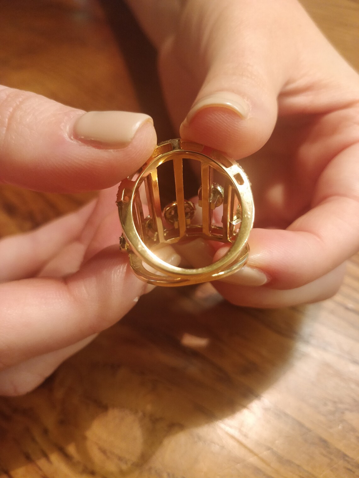 White and Black Diamonds 18 Karat Rose Gold Dynamic Ring - Etsy Israel