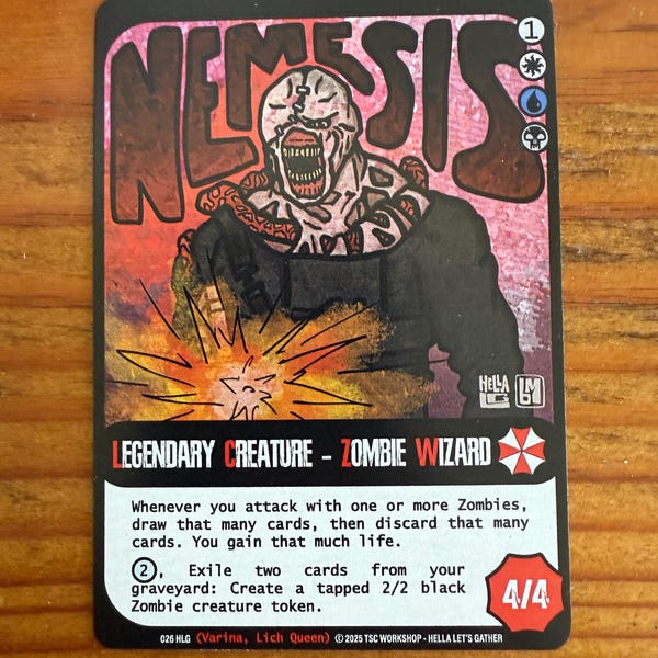 Resident Evil Mtg - Etsy