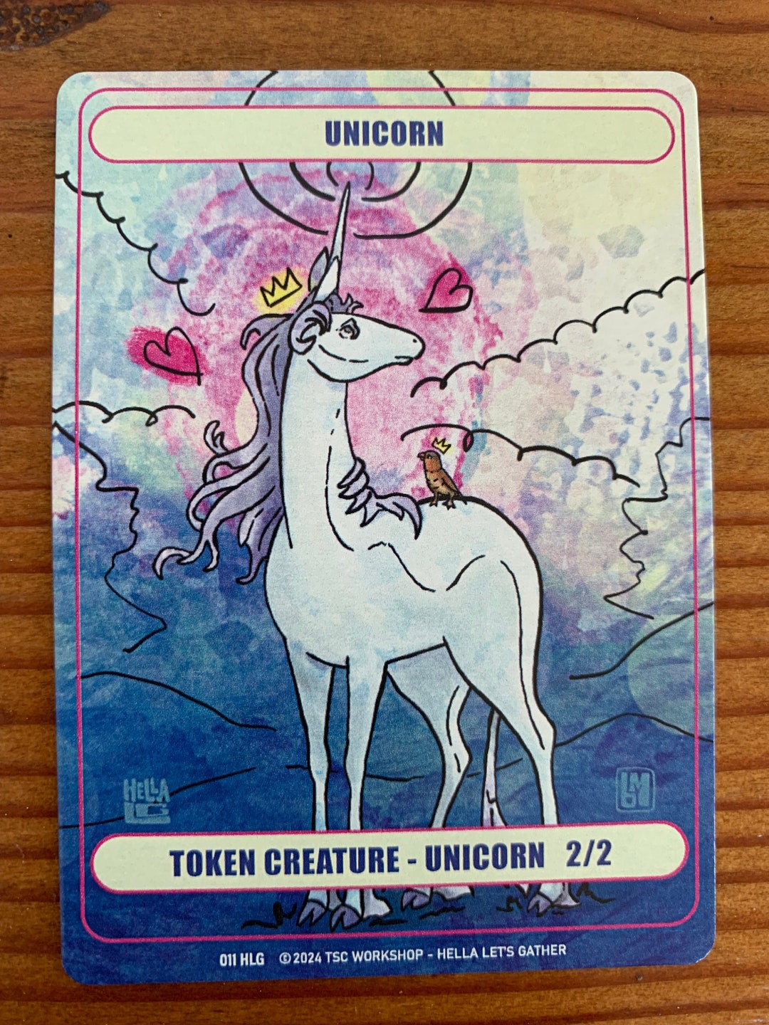 Unicorn Token Creature - Mtg Proxy Card - Etsy