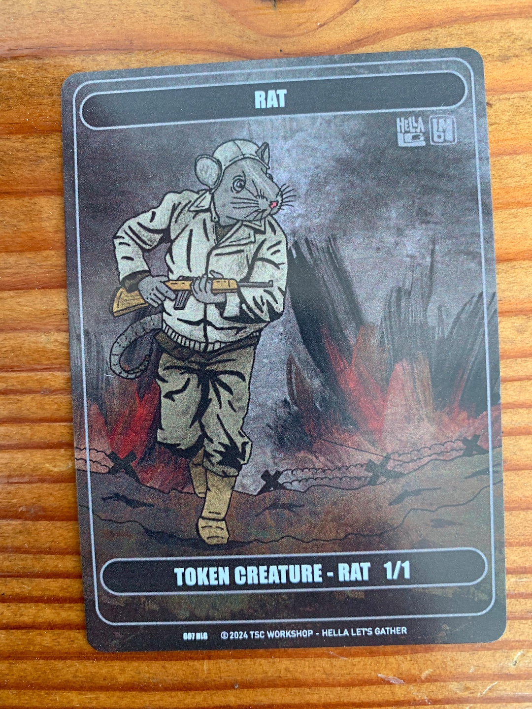 Rat Token Creature - Magic the Gathering Proxy Card - Etsy