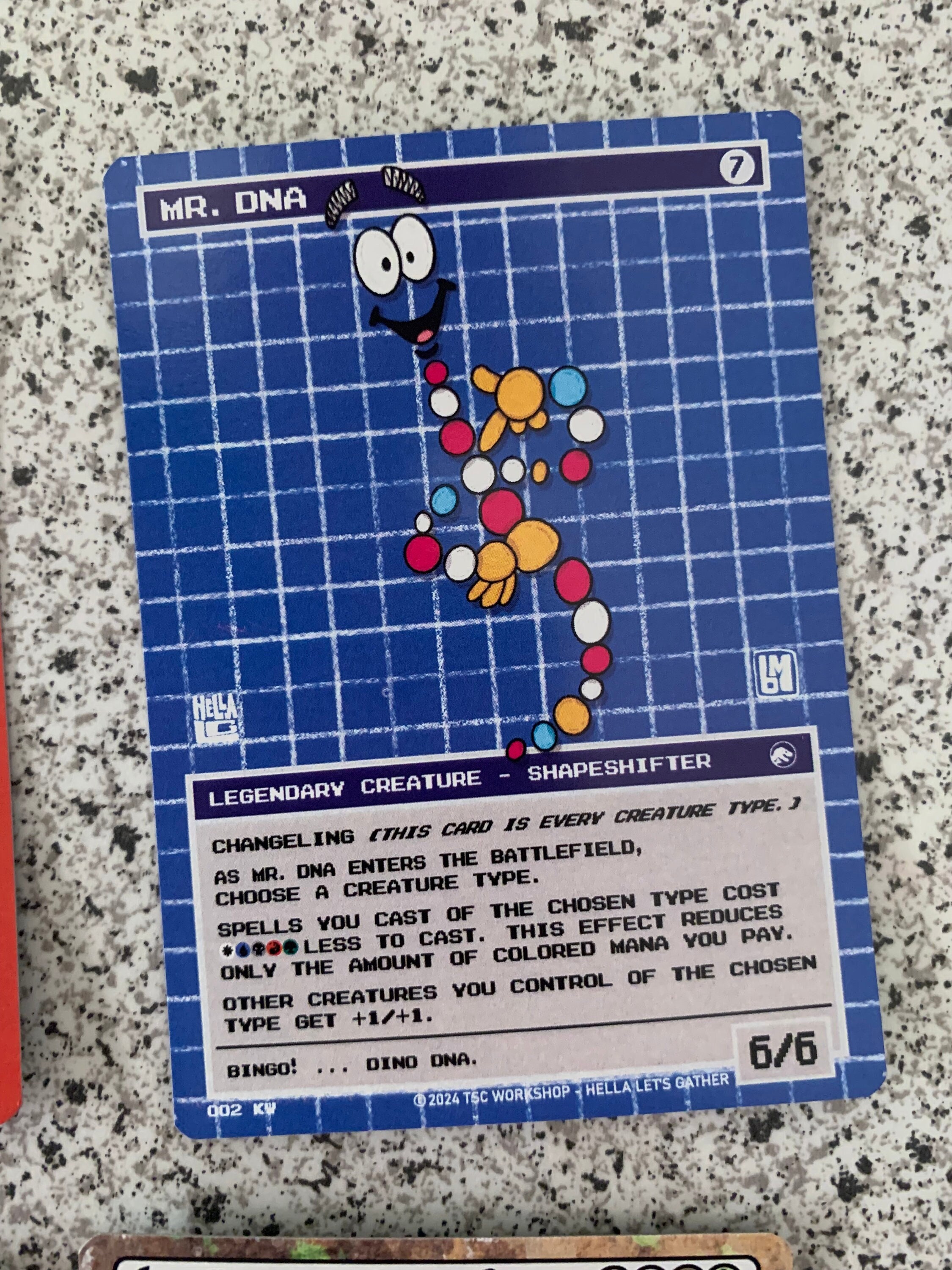 Mr. DNA Magic the Gathering Proxy Card based on Morophon, the Boundless - Etsy