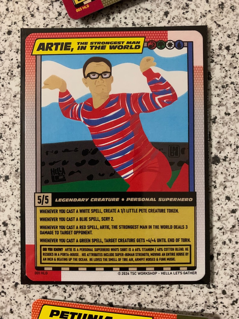 Artie, the Strongest Man in the World - Magic the Gathering Proxy Card ...