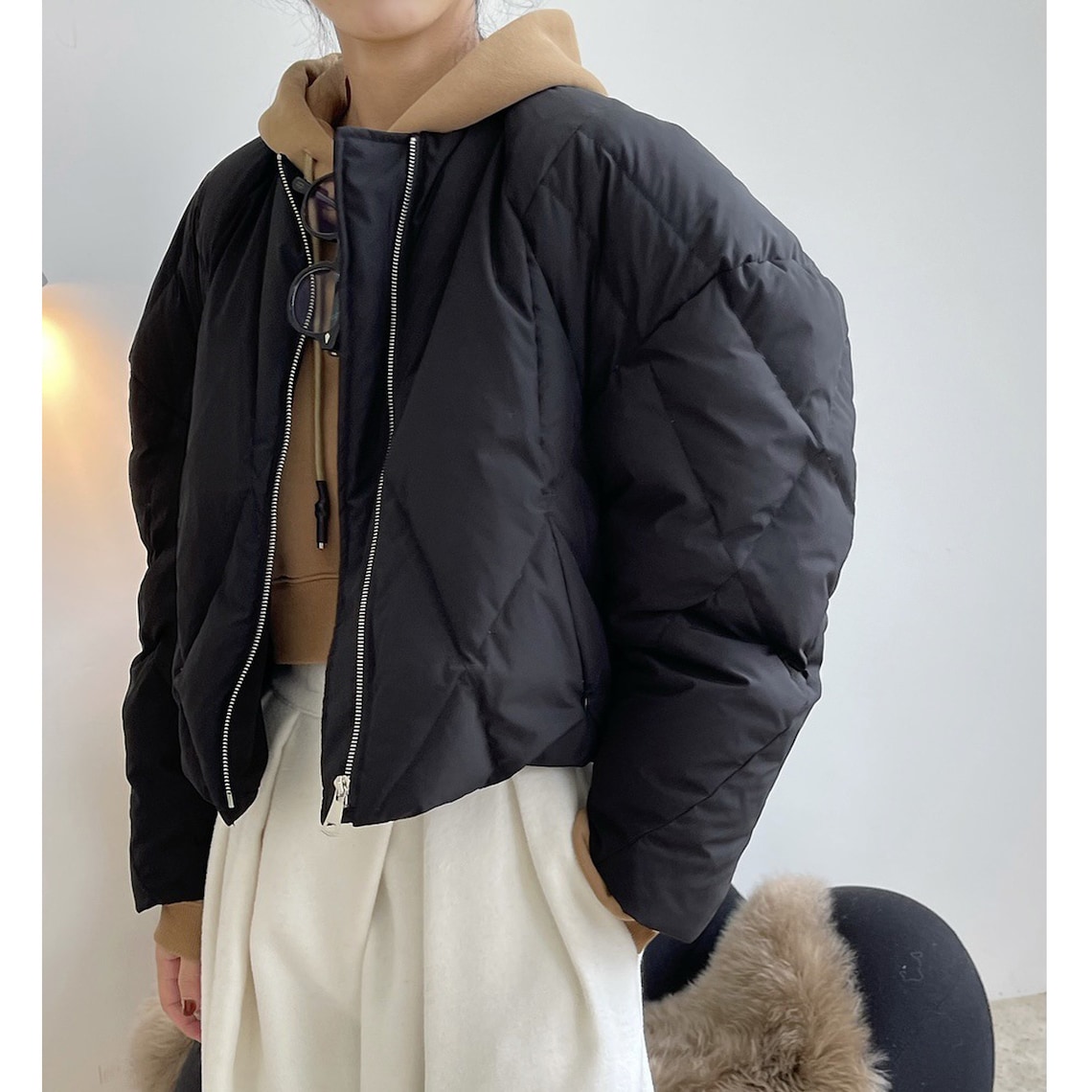 Crop Top Down Jacket Winter Warm Jacket Light Weight Crop Top - Etsy