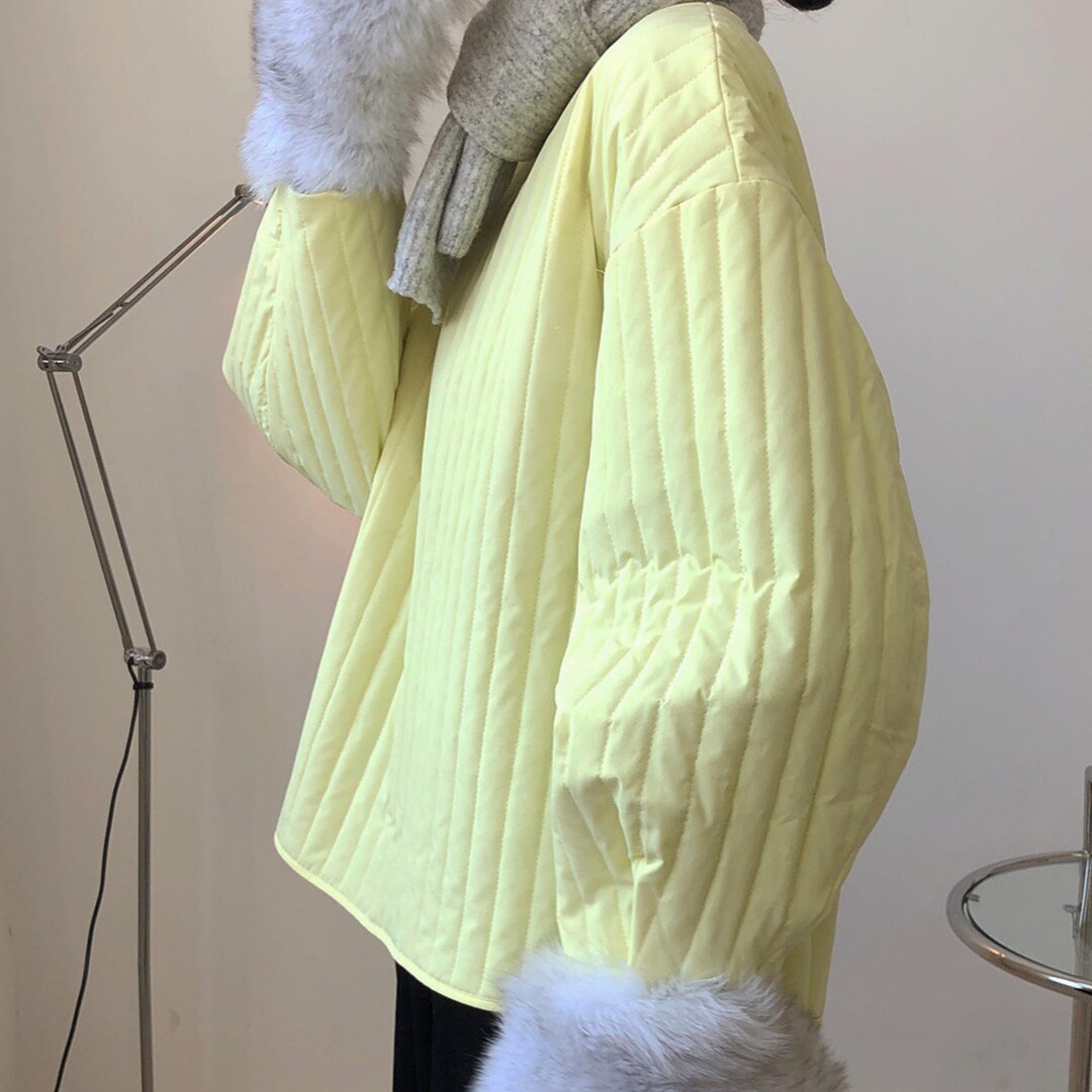 Oversized Padded Top Winter Quilted Top Padded Blouse Padded Coat ...