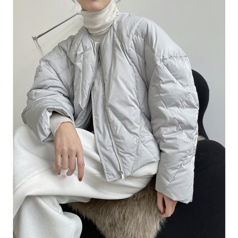 Crop Top Down Jacket Winter Warm Jacket Light Weight Crop Top - Etsy