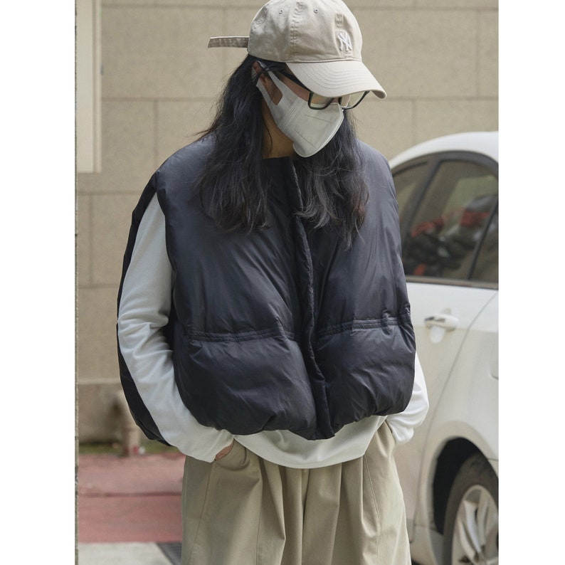 Down Feather Padded Vest Winter Vest Soft Winter Padded Vest - Etsy