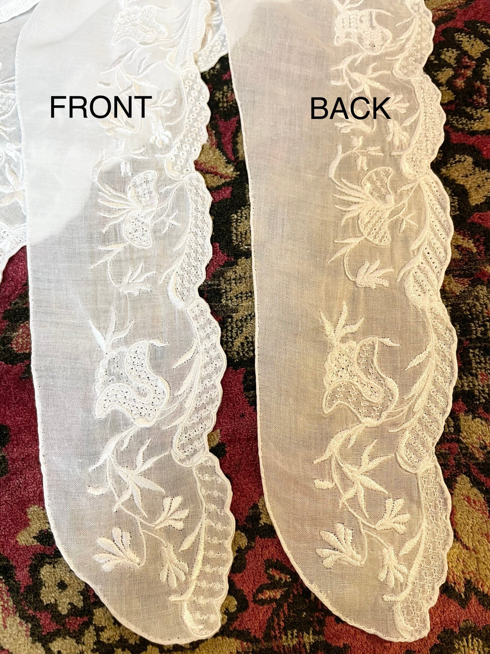 18th Century FICHU Machine Embroidery Design - DIGITAL DESIGN - Etsy