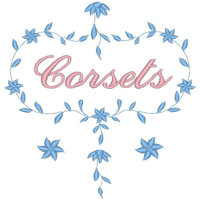 Corset Bag Machine Embroidery Design - Etsy