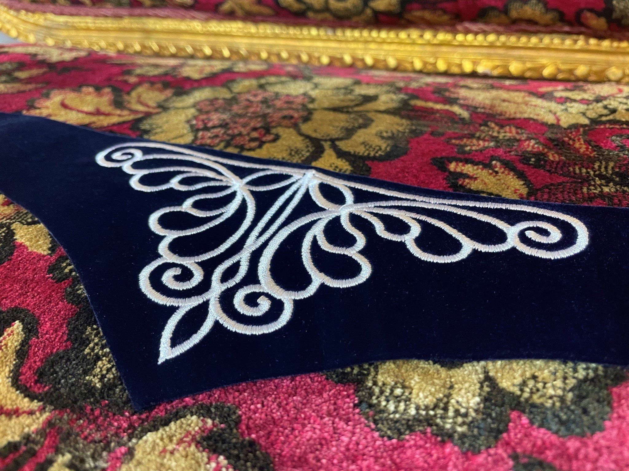 Edwardian Belt Machine Embroidery Design - Etsy