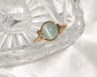 Wire Wrapped Cat Eye - Etsy