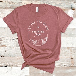7th Grade Teacher Tshirt, Back to School Shirt, School Trip T Shirt ...