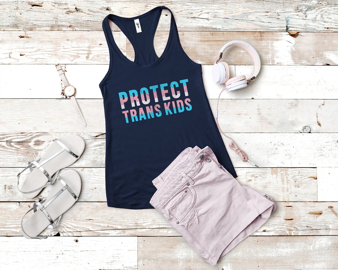 Protect Trans Kids Tank Top, Trans Pride Tank Top, Trans Rights Tank ...