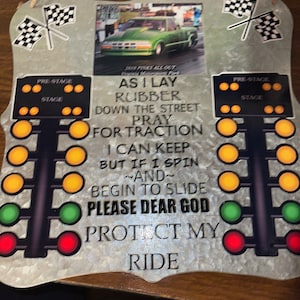 Custom Racers Prayer Sign - Etsy