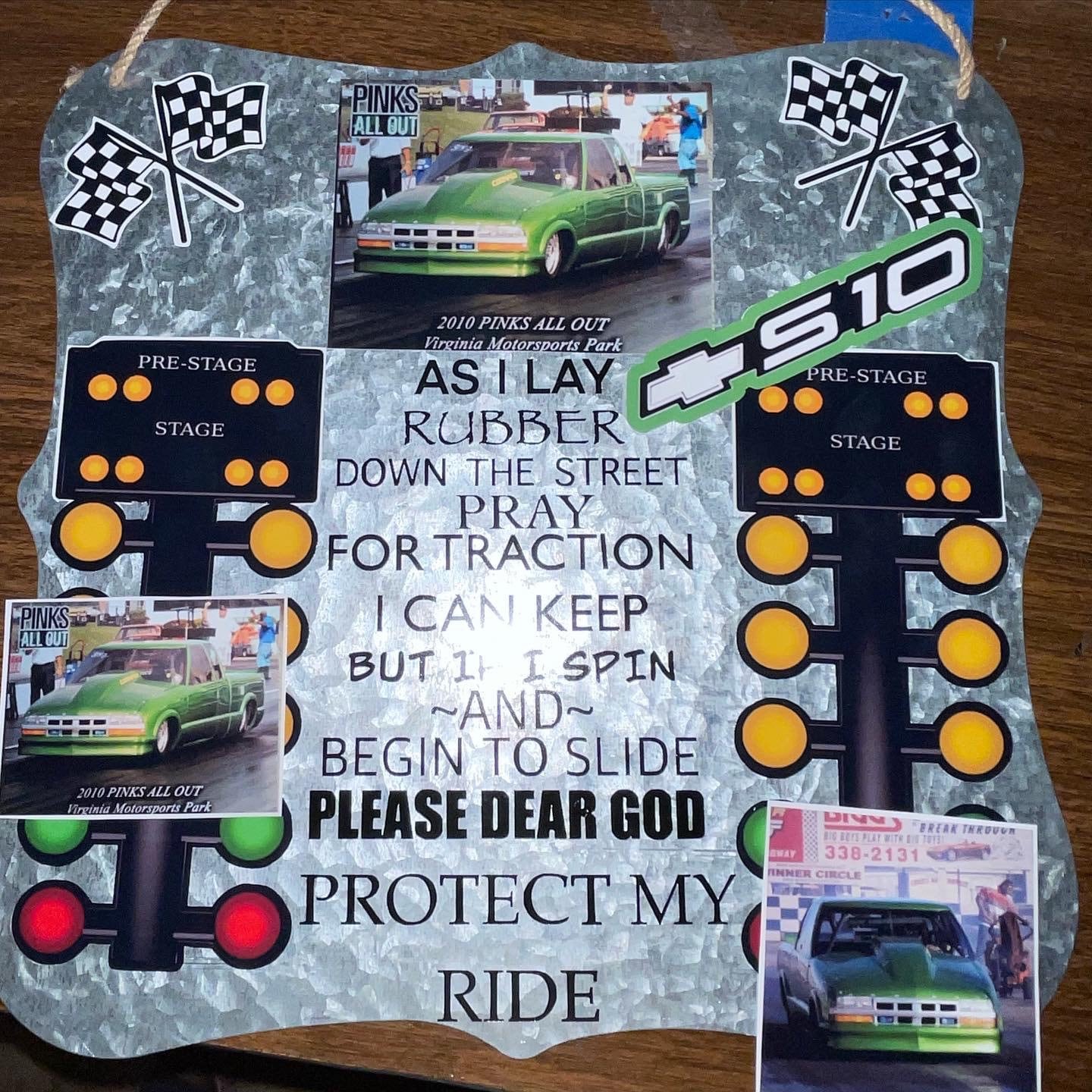 Custom Racers Prayer Sign - Etsy