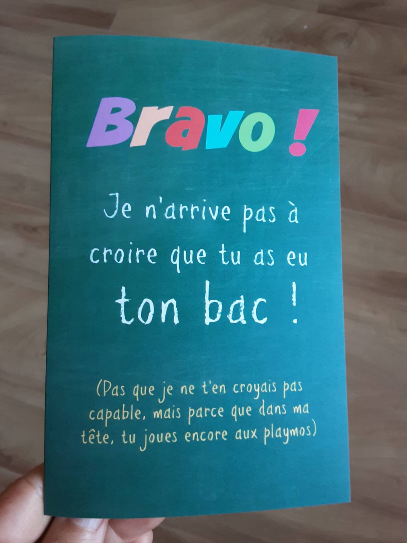Carte de félicitations pour le baccalauréat, bravo pour ton bac, carte ...