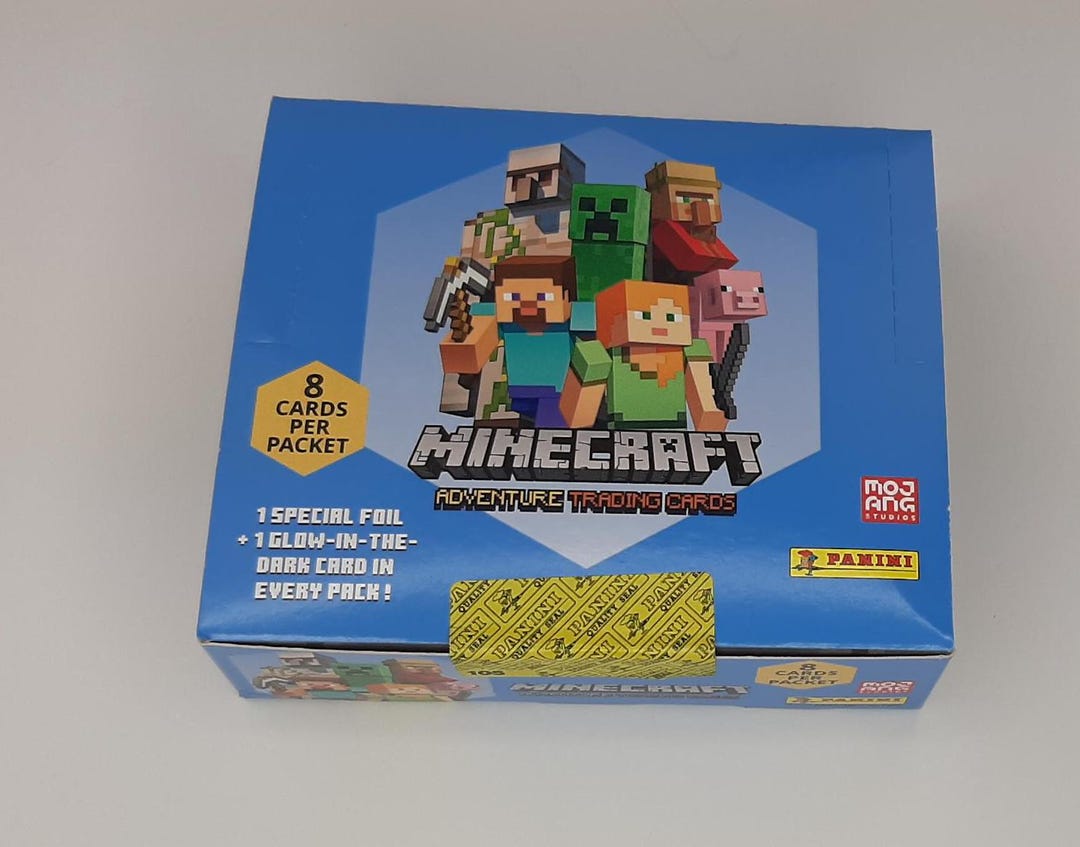 Panini 2020 Mojang Minecraft Adventure Trading Card Game Booster Box ...