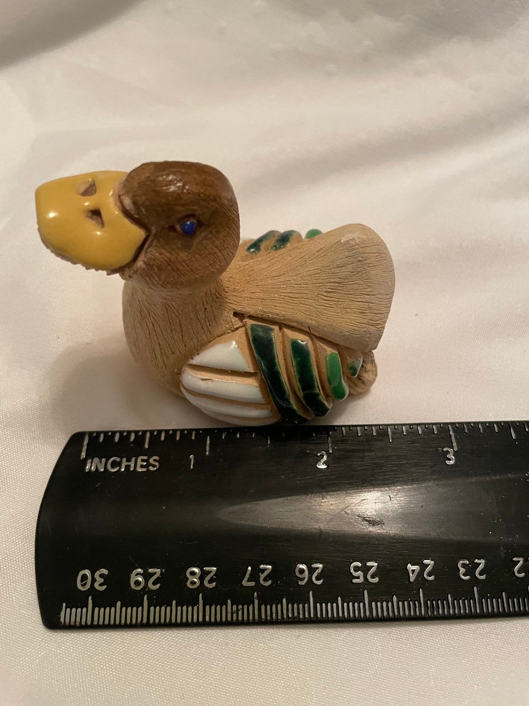 Vintage Miniature Duck - Etsy