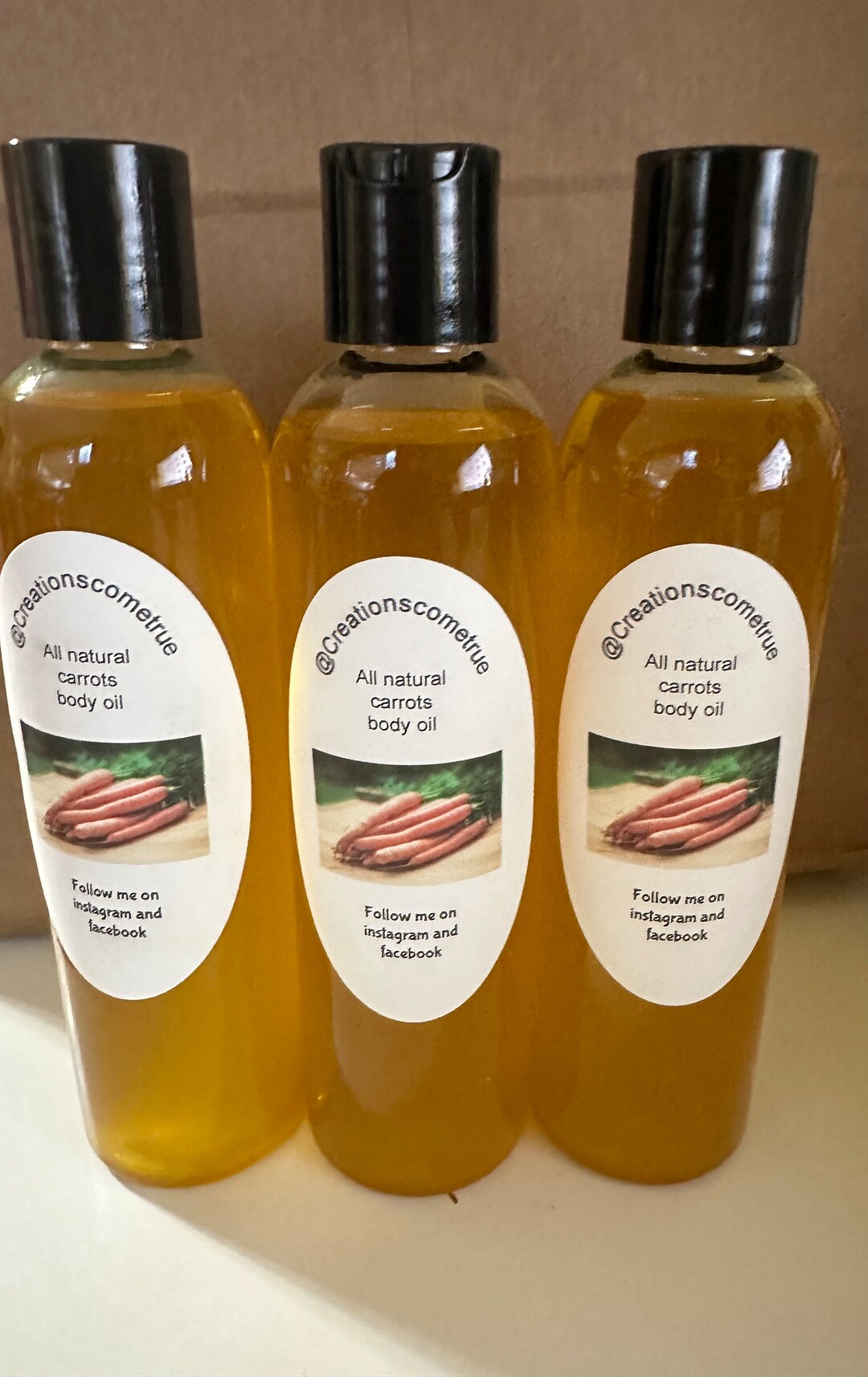 All-natural Carrots Body and Hair Oil - Etsy