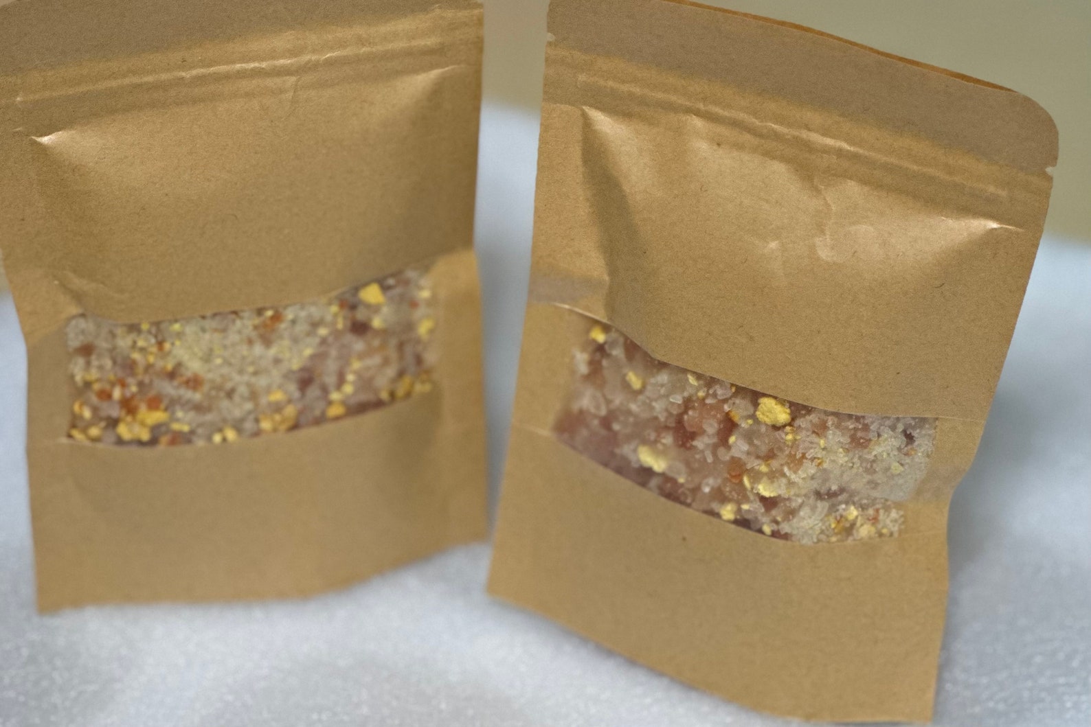 2 Oz Sample Organic Bath Salt Bags bridal Favors Party - Etsy