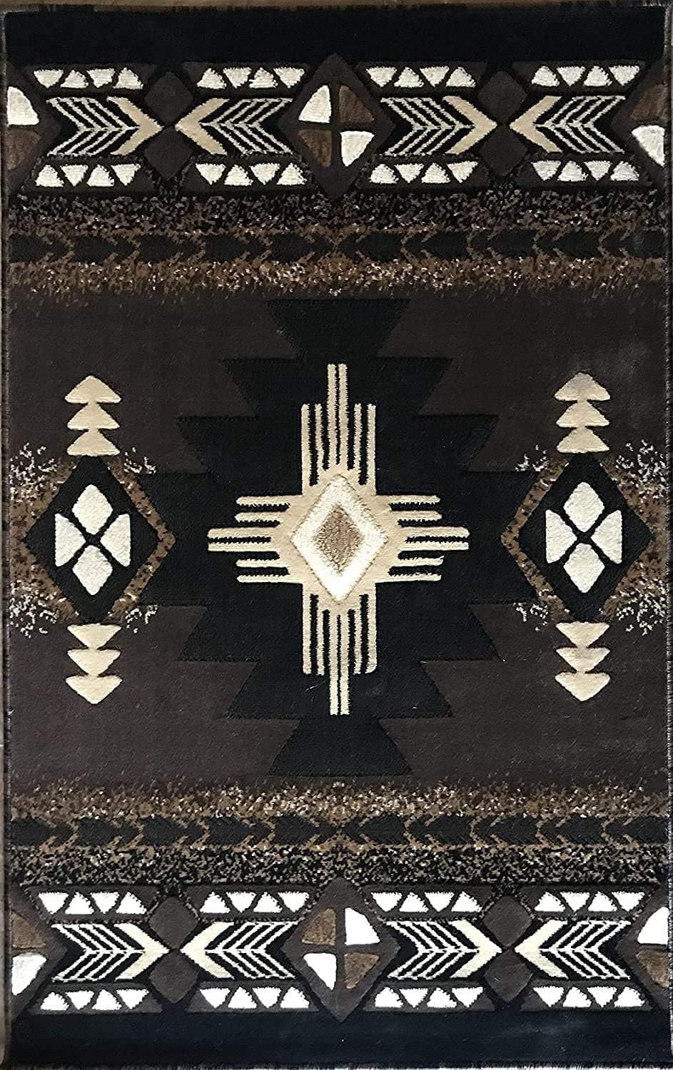 YHSF South West Native American Style Area Rug Door Mat Tribal Pattern ...