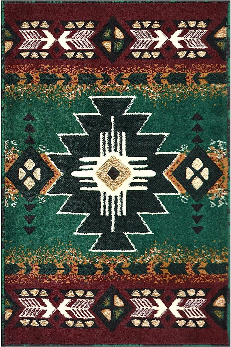 YHSF South West Native American Style Area Rug Door Mat Tribal Pattern ...