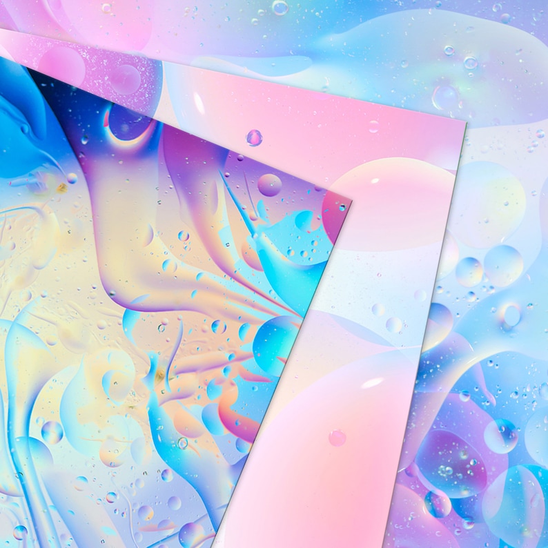 Water Drops Papers, Rainbow Colors Water Colour Drop Splash Background ...