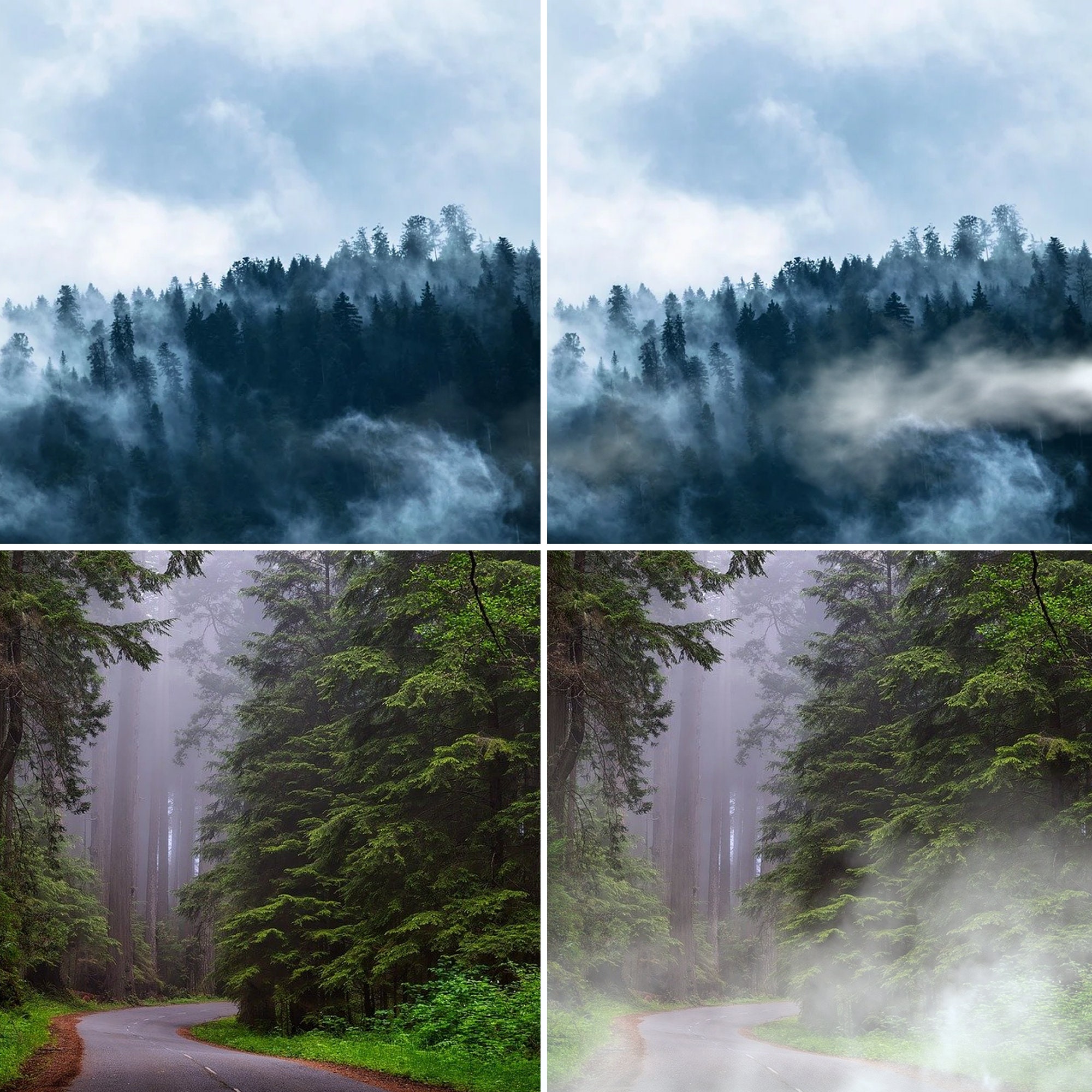 PNG Smoke and Fog Photoshop Overlays - Etsy